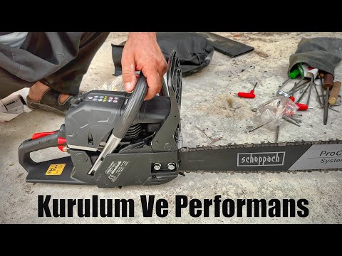 Almanyadan Gelen Motorlu Testere Kurulumunu Yaptık Test Ettik !!!