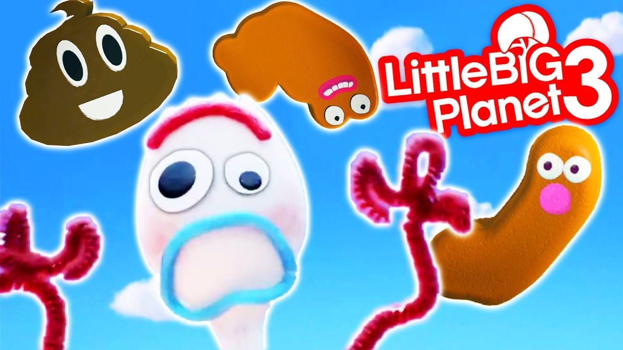 Toy Story 4 Forky VS The Poop Army - LittleBigPlanet 3 | EpicLBPTime ...