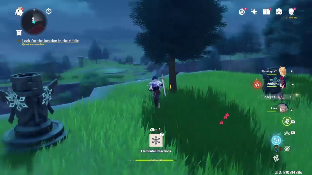 Playing genish impact! (very epic) - YouTube