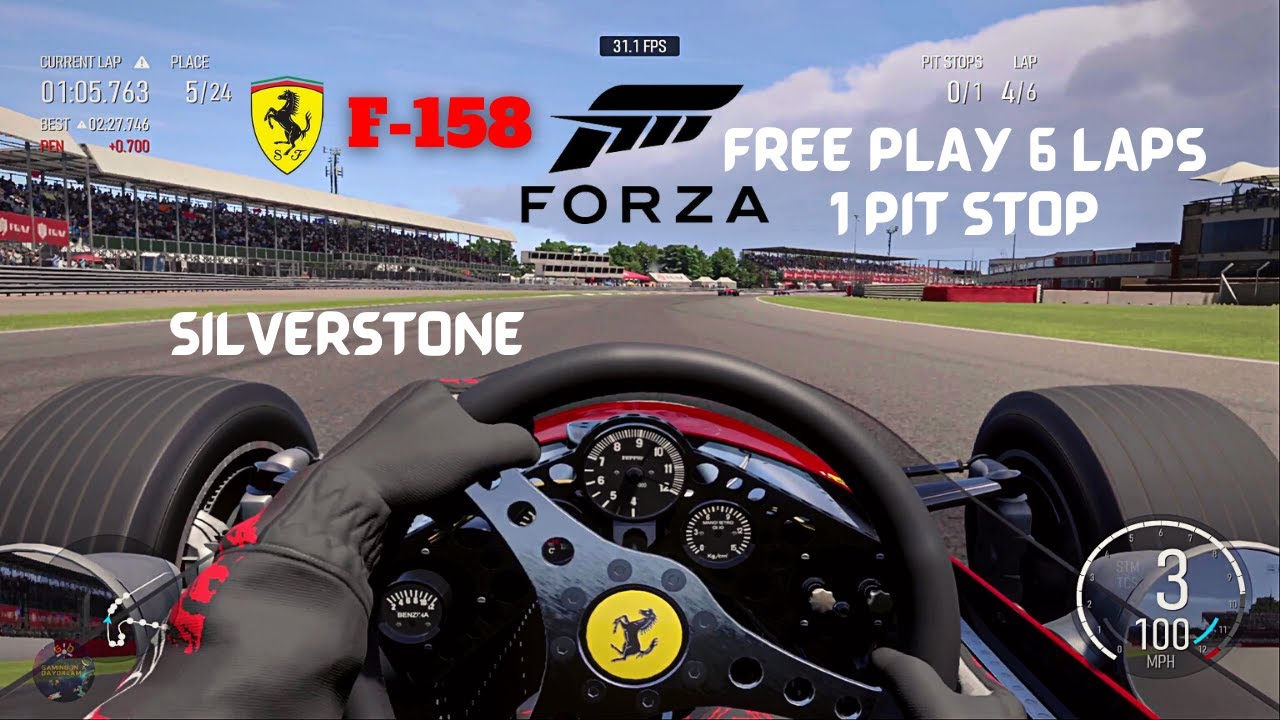 FORZA MOTORSPORT FREE PLAY FERRARI F-158 SILVERSTONE PC KEYBOARD ...