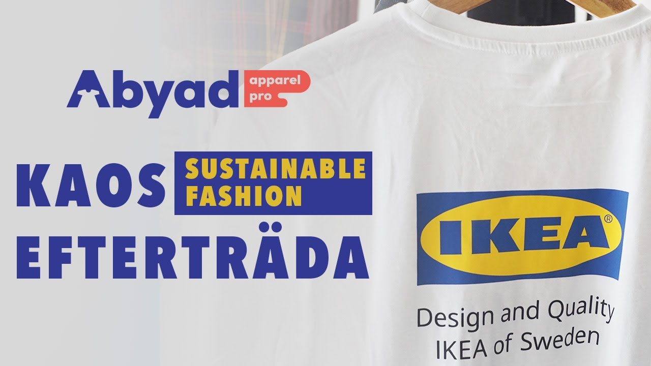 REVIEW KAOS IKEA EFTERTRADA - FIRST IKEA OFFICIAL T-SHIRT - SUSTAINABLE T-SHIRT - YouTube