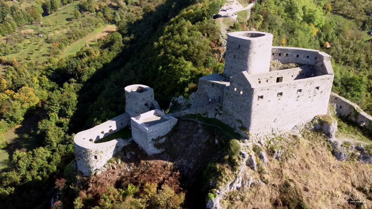 Tvrđava Srebrenik 4K - YouTube