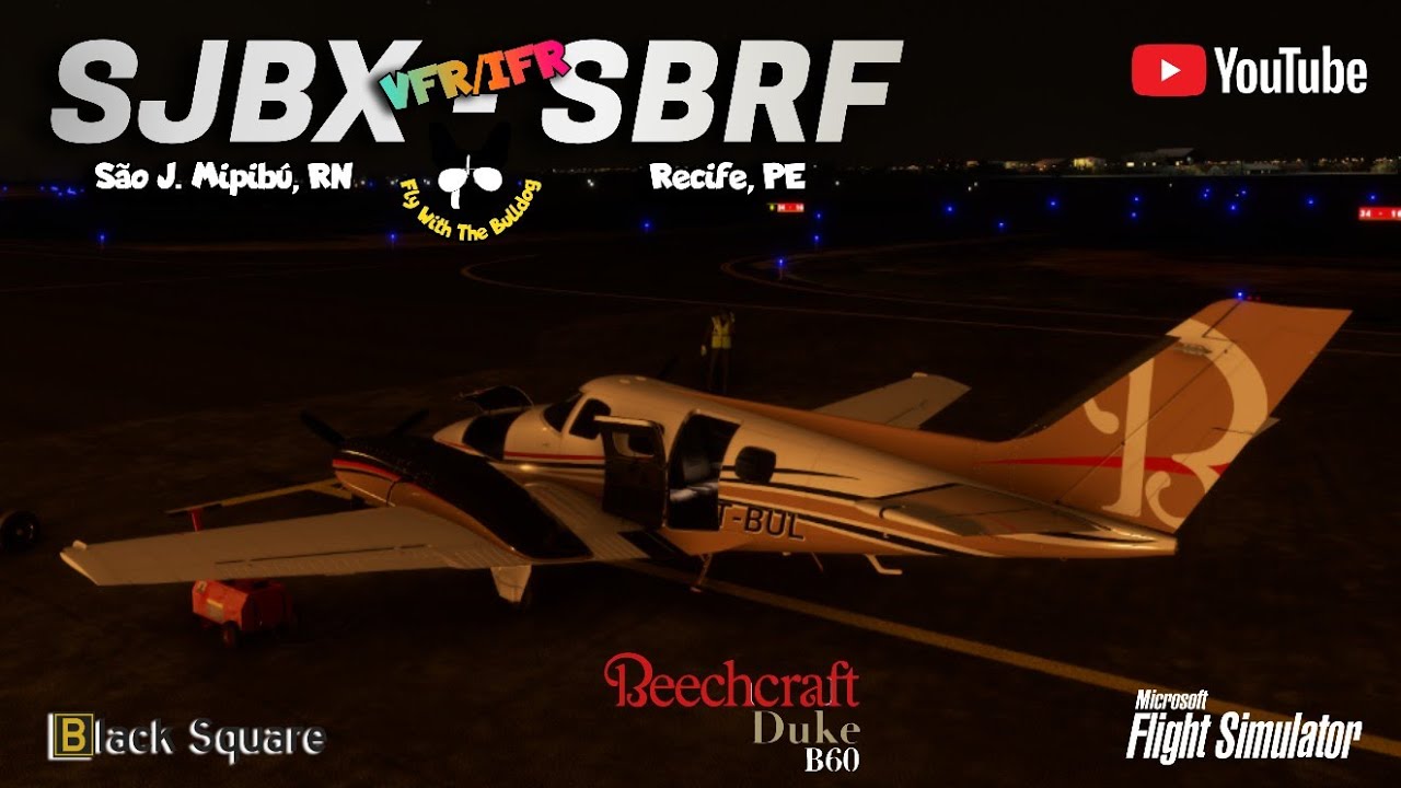 Navegação VFR/IFR de São José do Mipibu (SJBX), RN, para Recife (SBRF ...