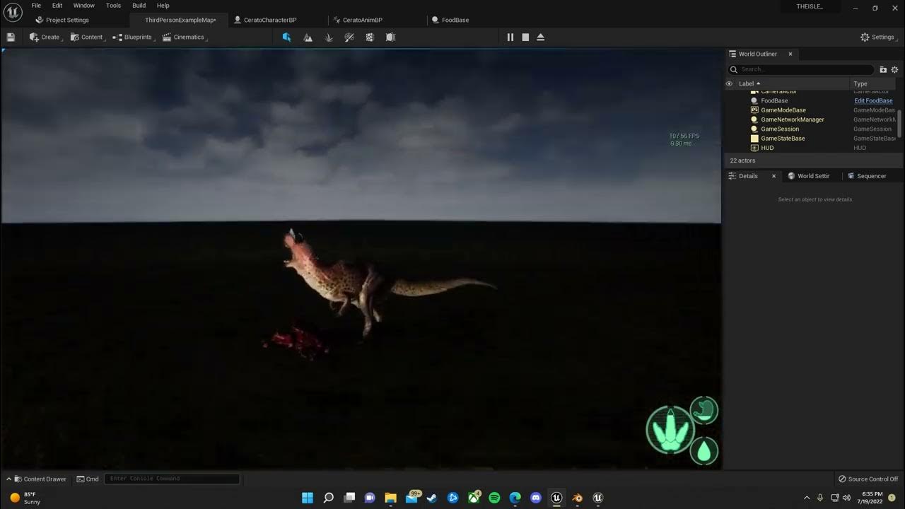 Remaking The Isle in Unreal Engine 5 | Ceratosaurus - YouTube