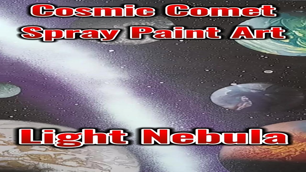 Light Nebula-Spray Paint Art #spraypaintart #spraypaint #sprayart # ...