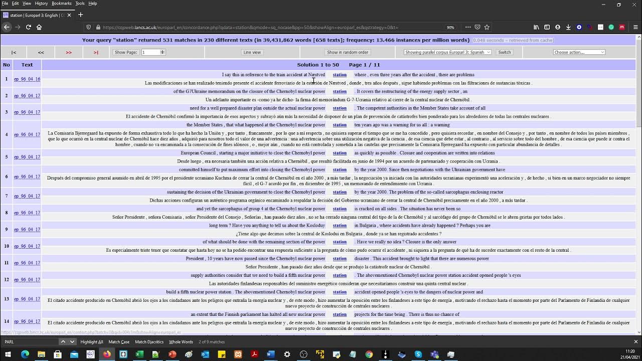 Menggunakan korpus paralel di CQPweb - YouTube