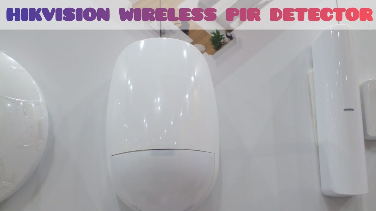 Hikvision wireless PIR Detector - YouTube