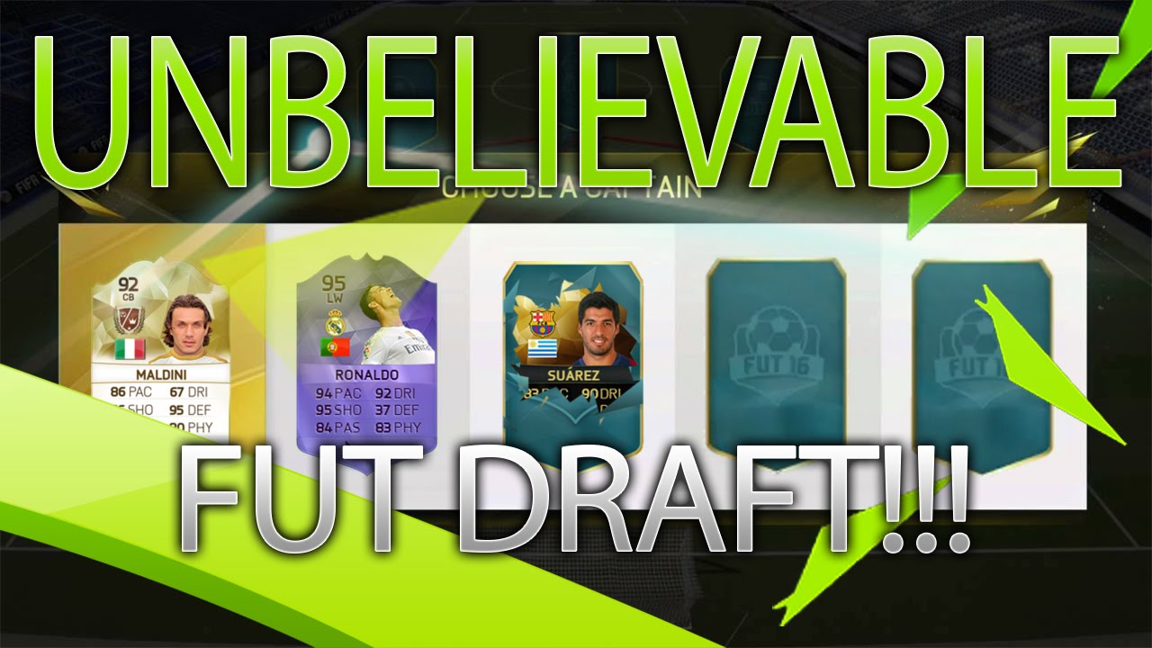 THE MOST UNBELIEVABLE RAINBOW FUT DRAFT | FIFA 16 Ultimate Team - YouTube