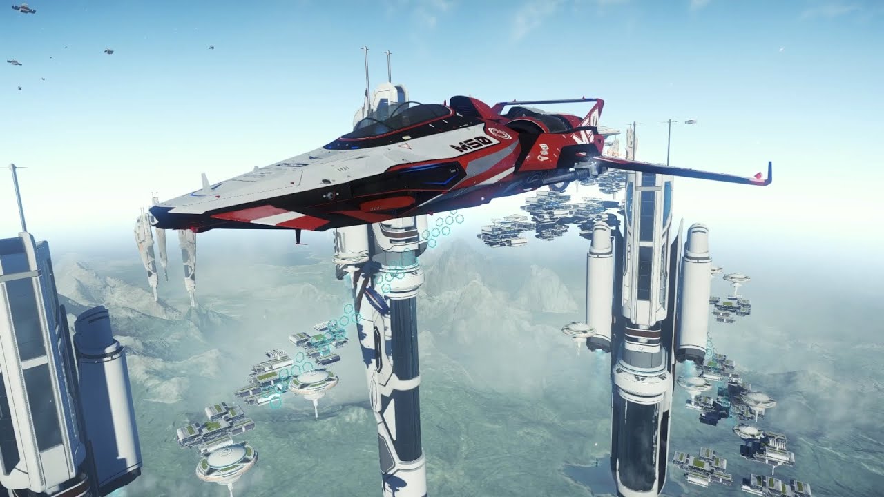 Star Citizen : Mode Course avec l'Origin M50 (AC v0.9) - YouTube