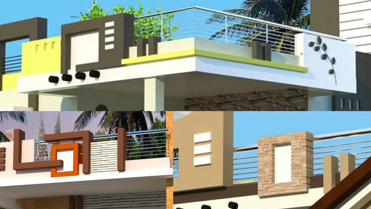 100 Modern Parapet Wall Design | Parapet Wall Design in Village 2024 ...