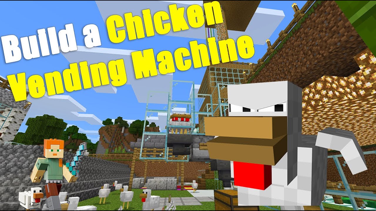 How to Build a Roast Chicken Vending Machine in Minecraft - YouTube