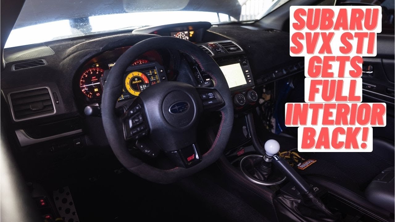 Subaru SVX Swapped WRX STI; We're getting somewhere! - YouTube