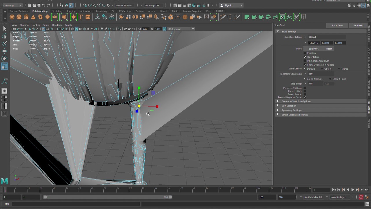 AutoDesk Maya Problem: Mesh Messing up on its own - YouTube