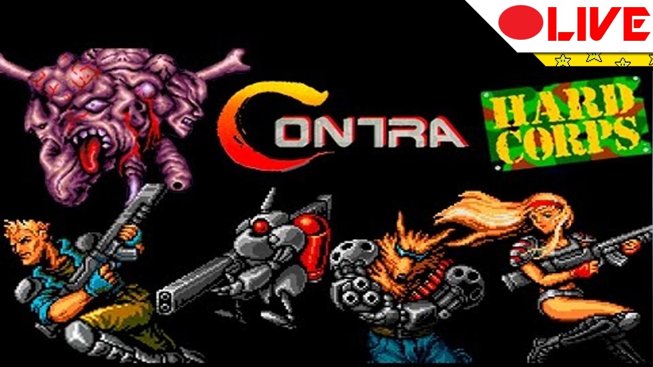 🔴 CONTRA HARD CORPS ™ - Fechando Todos Finais e Com Todos Personagens ...