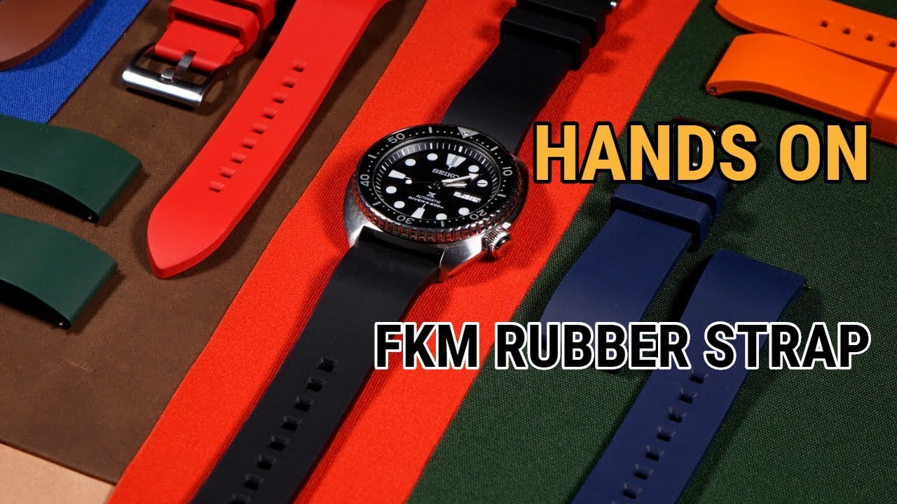 Product Showcase Video: FKM Rubber Strap (By Nomad Watch Works) - YouTube