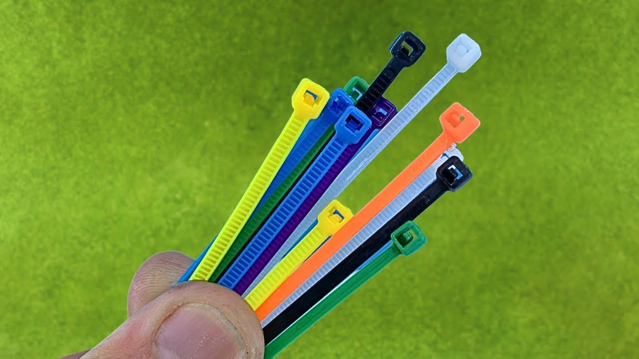 16 Amazing Tricks with Cable Tie that EVERYONE Should Know - YouTube