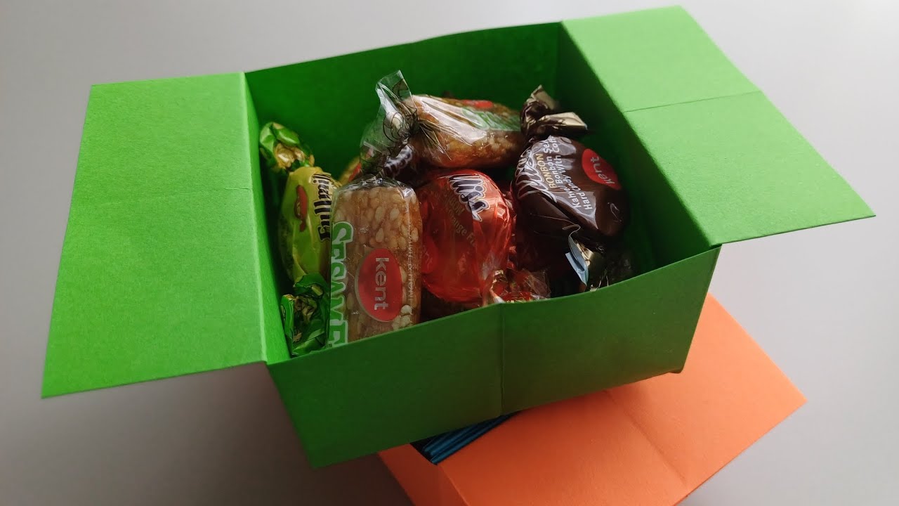 Kağıttan Kutu Yapımı - Origami - YouTube