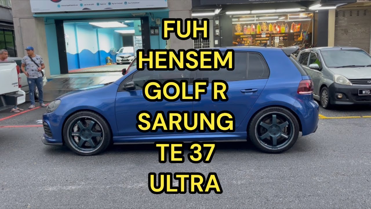 AKHIRNYA TERSARUNG JUGA RAYS TE37 ULTRA - TERUS TEGAP DAN PADU GOLF R ...