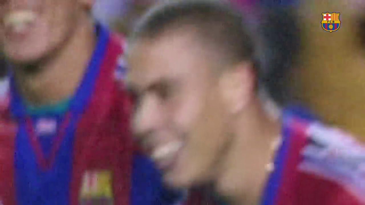 BARÇA GOALS Ronaldo 1996 97 - YouTube