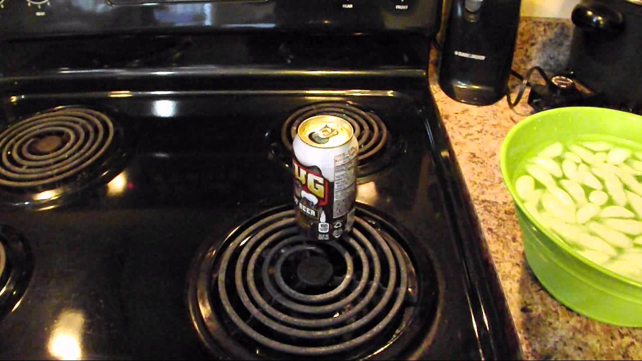 Fundamentals of Physics "Collapsing Can" - YouTube