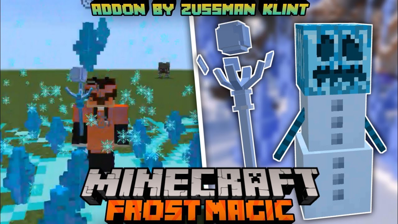 Minecraft Pe Magic Mod - Magical Warfare Frost Magic (1.19 Support) Addon Showcase - YouTube