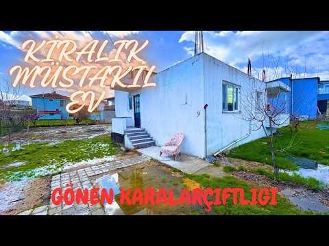 (380) MÜSTAKİL KİRALIK KÖY EVİ  GÖNENE 1 KM