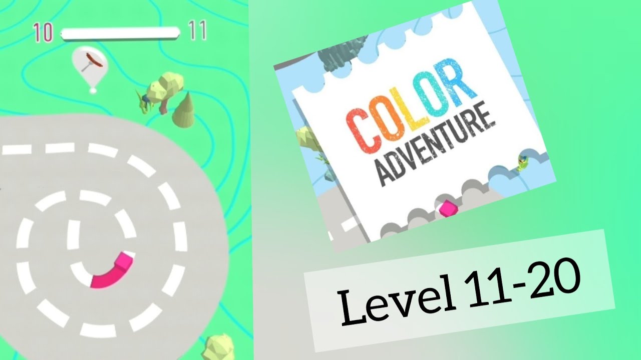 Color Adventure Level 11-20 - YouTube