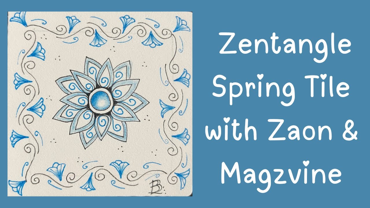 Tangle a Spring Tile with Zaon and Magzvine - YouTube