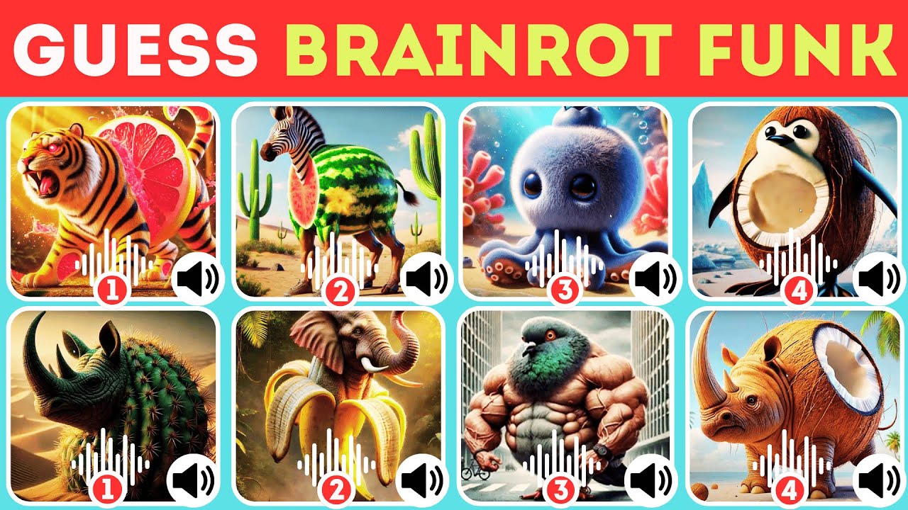 Guess ITALIAN BRAINROT ANIMALS FUNK Edition | 🦁🐯🐅 - YouTube
