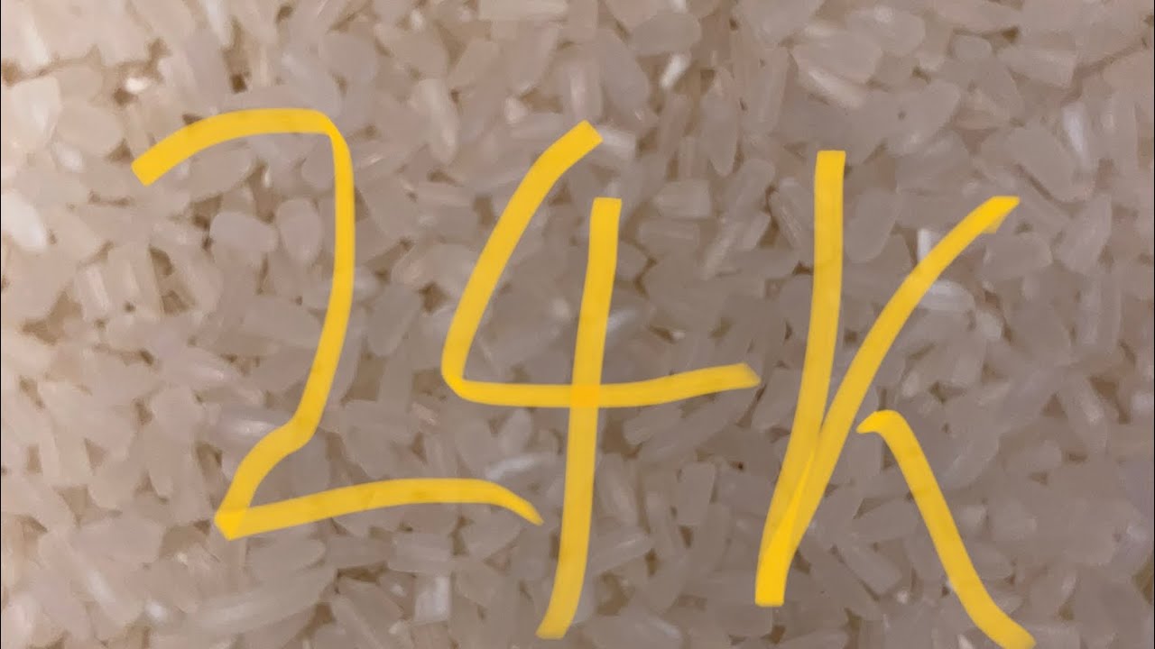 24k rice - YouTube