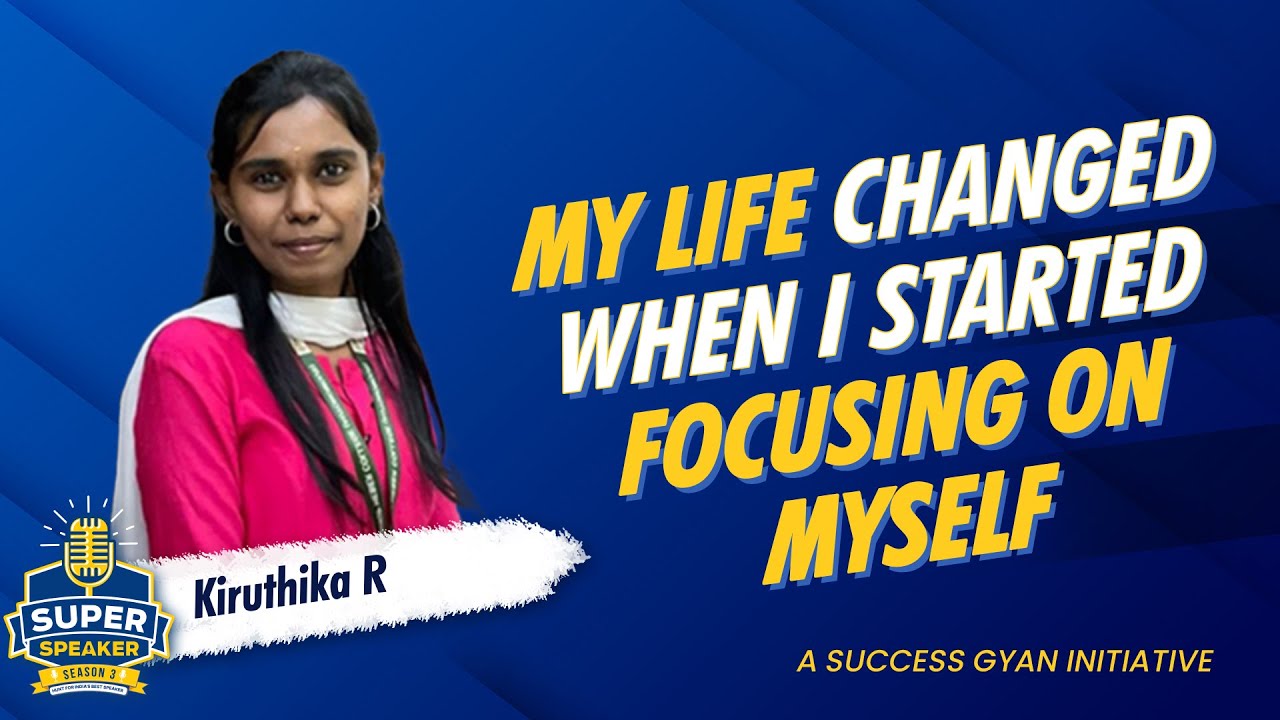 Your mindset defines who you are | kiruthika R - YouTube
