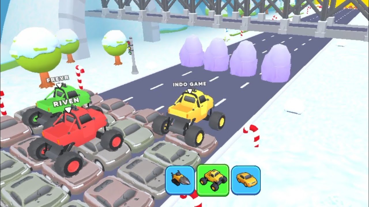 SHAPE TRANSFORM SHIFTING RACE - YouTube