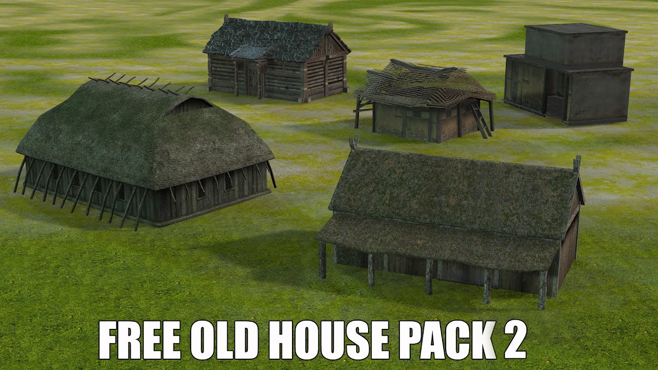 Old House Pack 2 For Your Animation Videos-Iclone Free Props || No ...