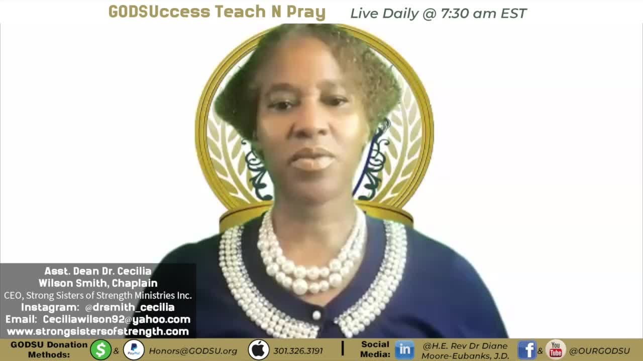 Asst. Dean Dr. Cecilia Smith | Psalms 3:3 | Our Shield - YouTube