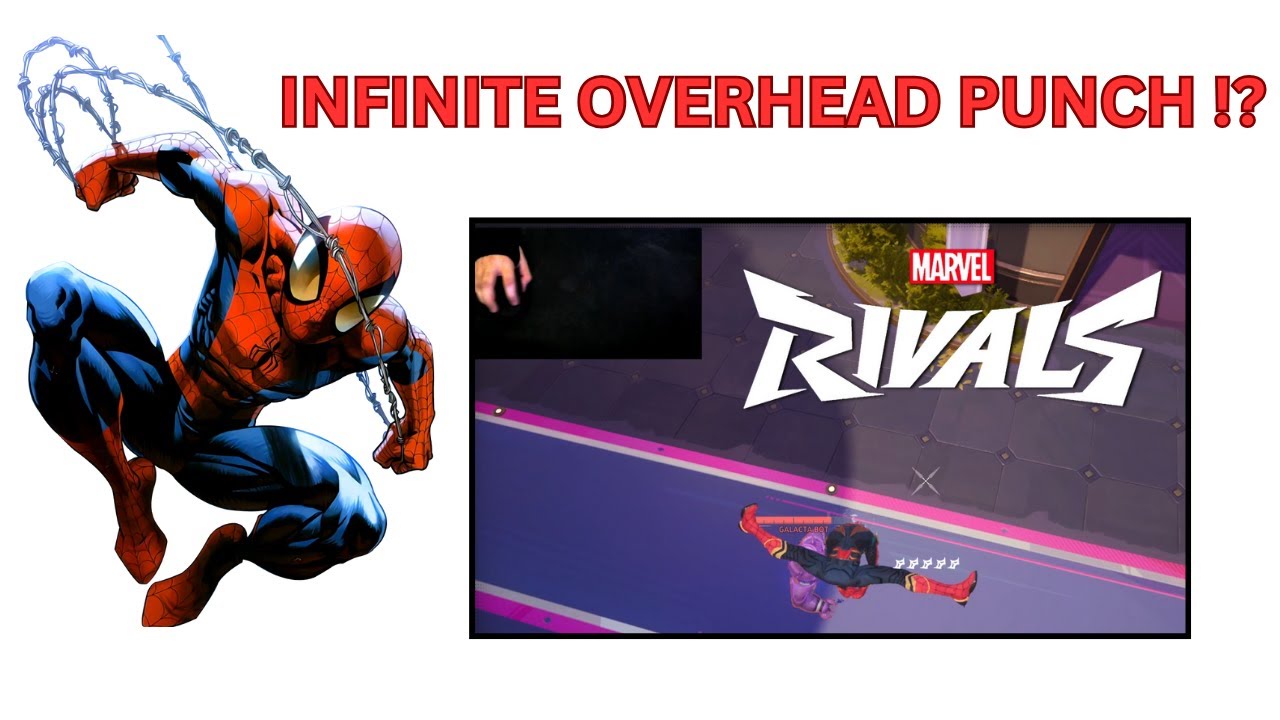 HOW TO INFINITE OVERHEAD HIT AS SPIDER-MAN - MARVEL RIVALS - YouTube
