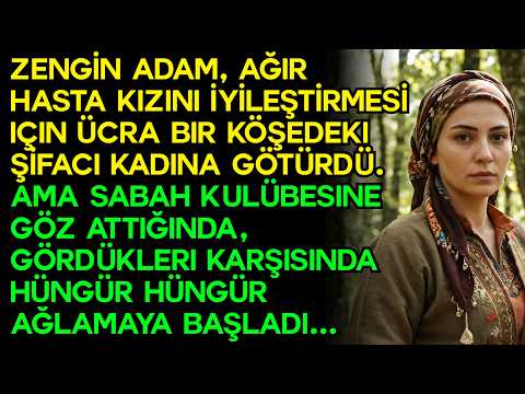 ZENGİN ADAM, AĞIR HASTA KIZINI İYİLEŞTİRMESİ için ücra bir köyde yaşayan ŞİFACI KADINA götürdü. Ama
