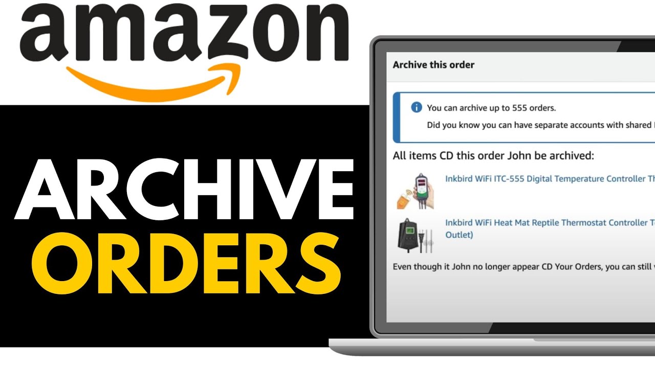 How to Archive Orders on Amazon 2025 (QUICK GUIDE) - YouTube