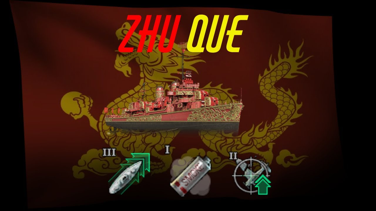 New Pan Asian destroyer ZHU QUE has arrived | World of Warships Blitz ...