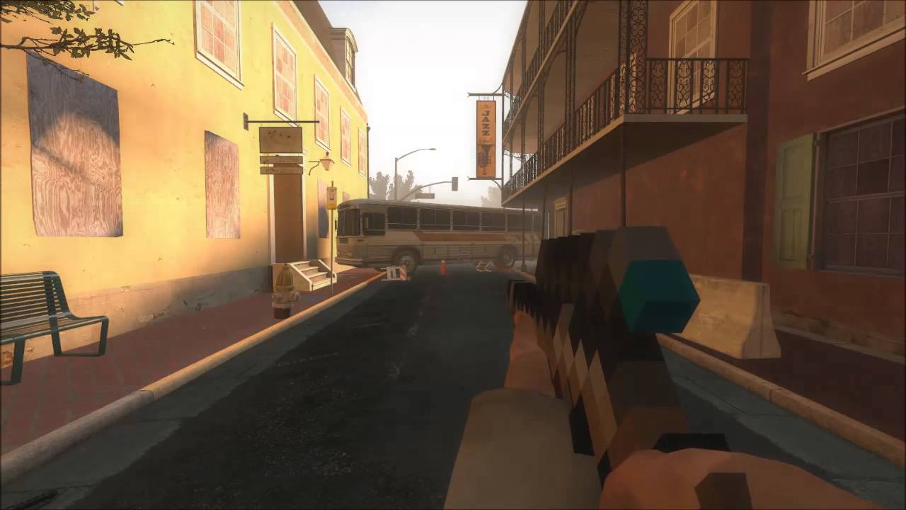 Left 4 Dead 2: Minecraft Guns Mod - HD - YouTube
