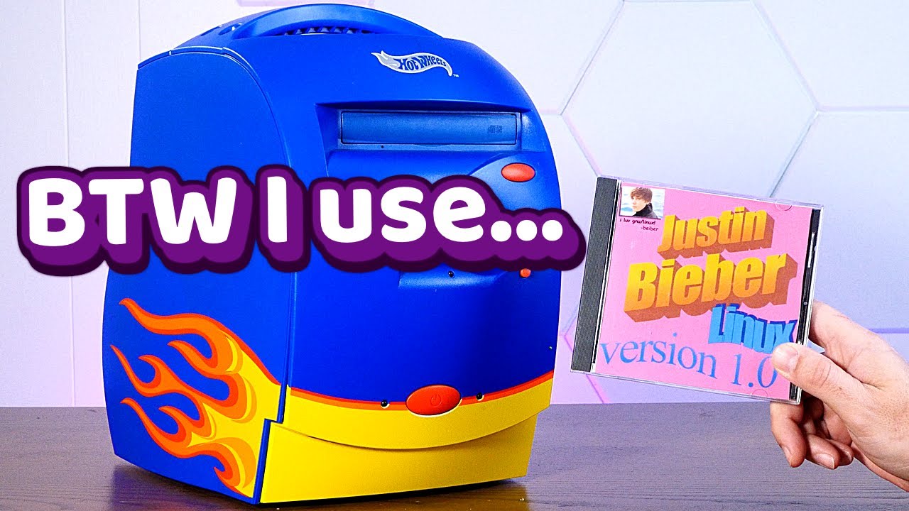 (Ad Free) Installing Justin Bieber Linux on the Hot Wheels PC - YouTube