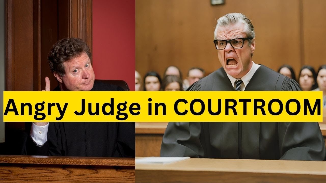 Courtroom moments that made judges angry - YouTube