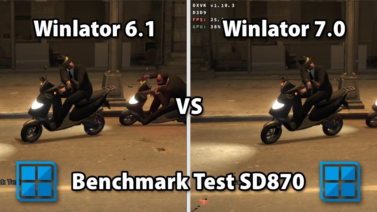 Winlator 6.1 vs Winlator 7.0 | GTA IV Test | SD870 - YouTube