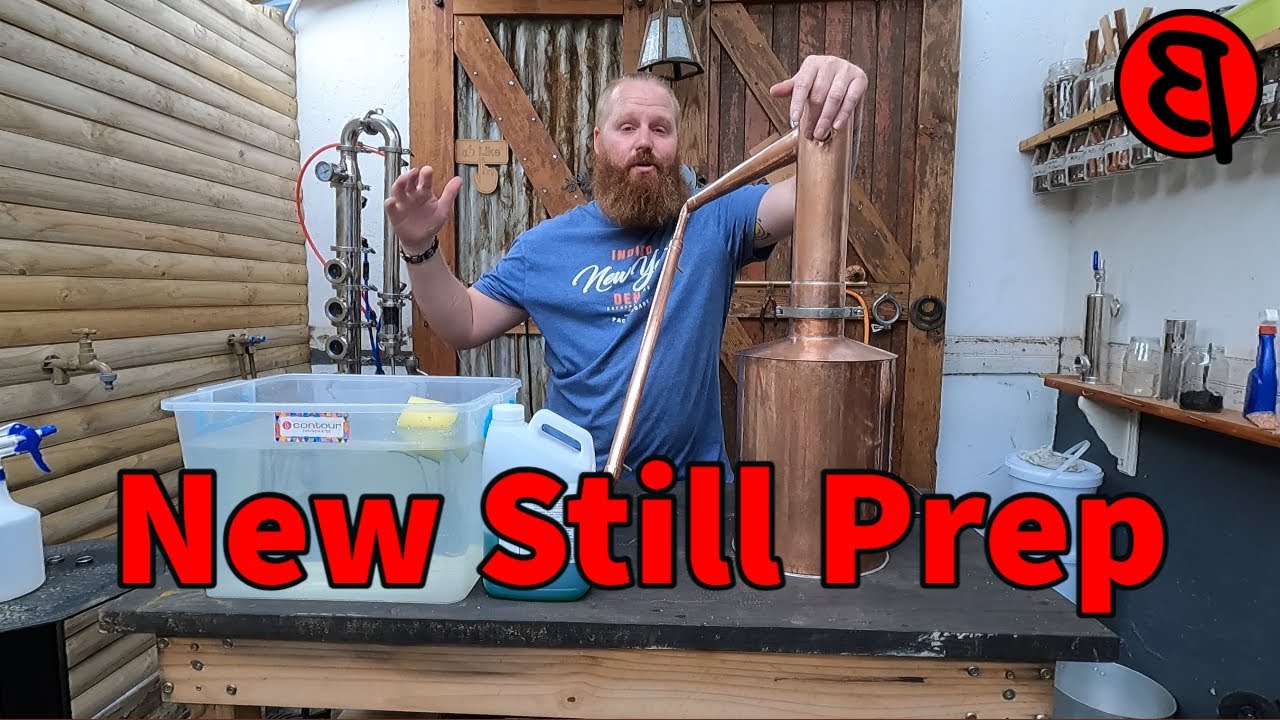 Cleaning a new Still for first use.. MINI STILL - YouTube