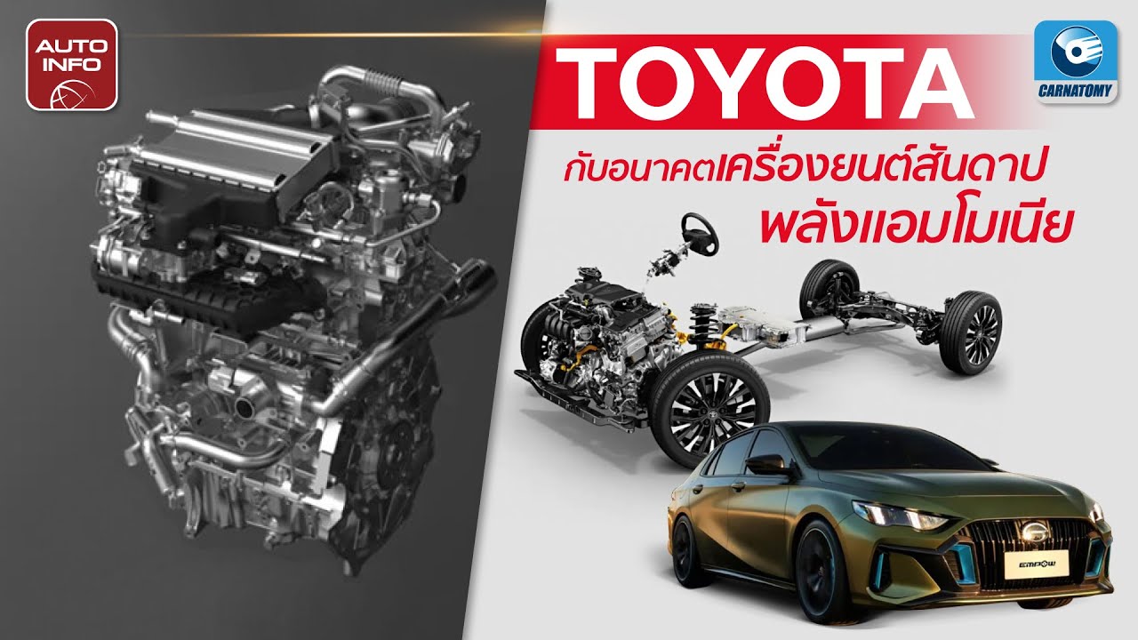 เครื่องยนต์สันดาปพลังแอมโมเนียจาก Toyota | X-RAY - YouTube