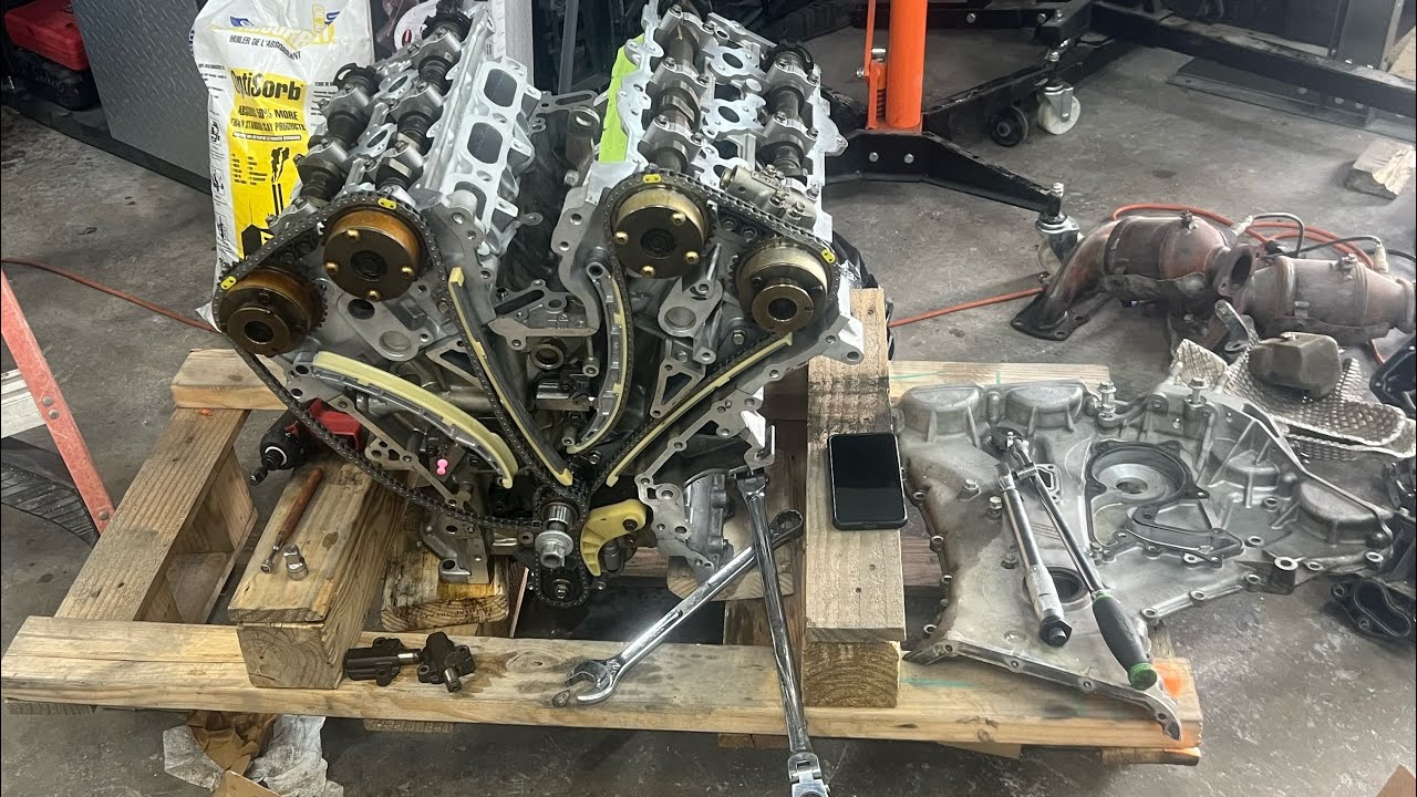 2014 Hyundai Santa Fe 3.3 Timing Chain & Valve Job | Auto Repair in ...