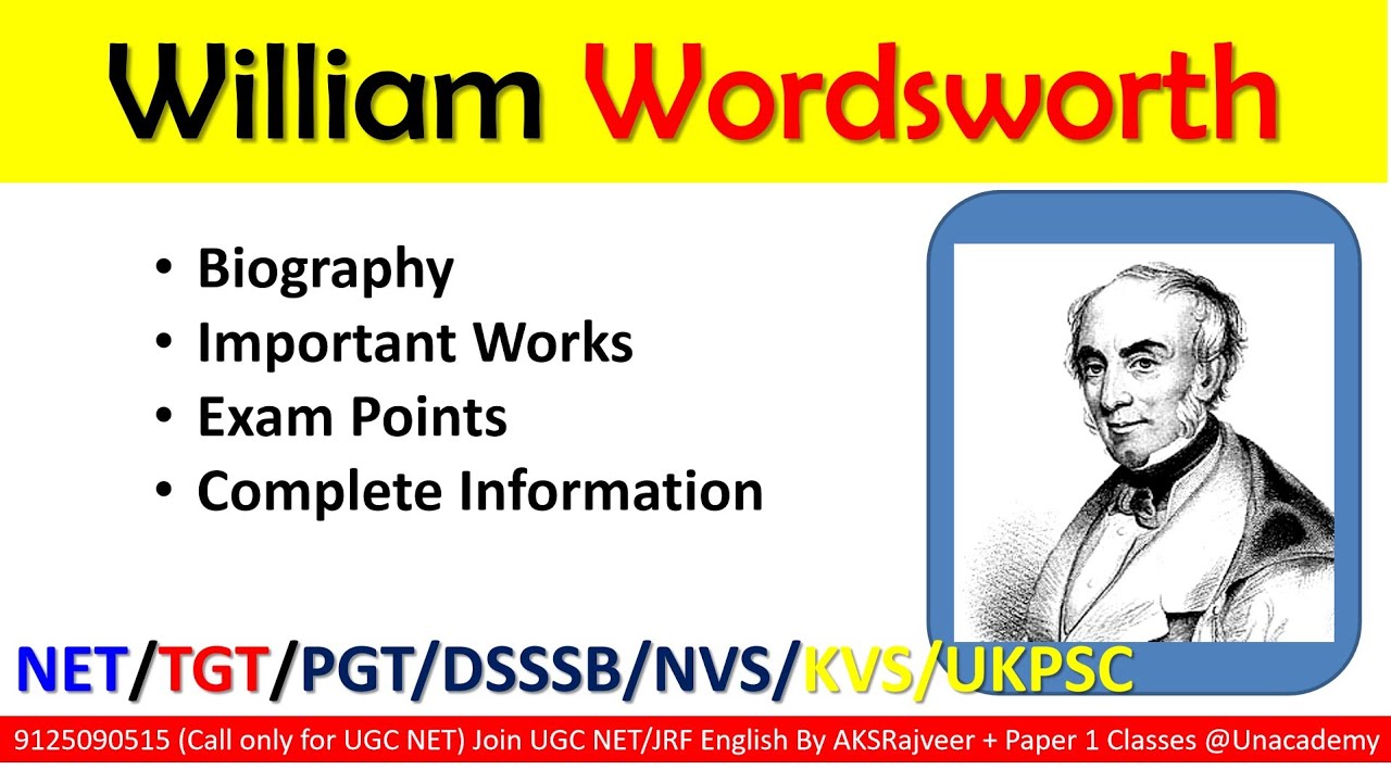 William Wordsworth Facts