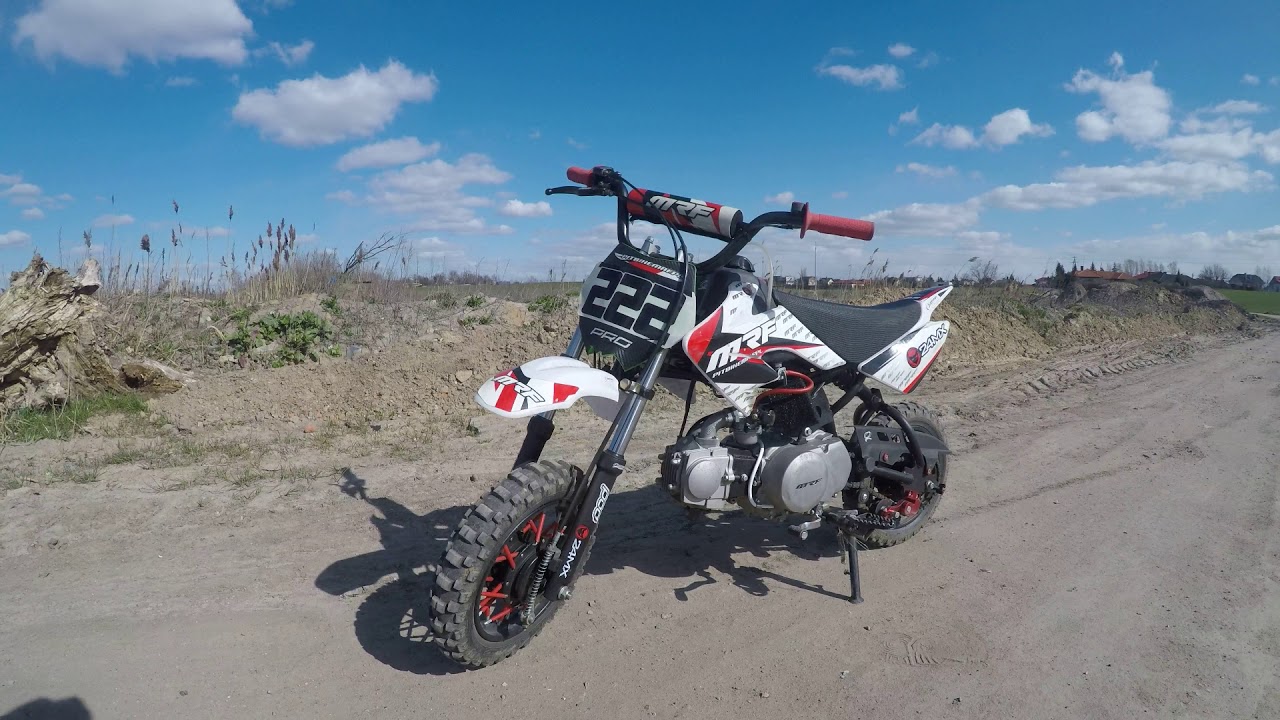 PitBike Mrf 80cc runner-Trailer - YouTube