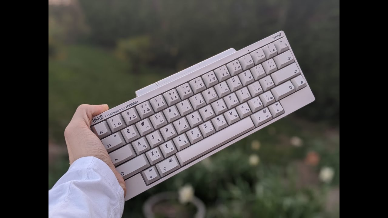 HHKB Pro Hybrid Type S Lubed with BKE Light Domes - YouTube
