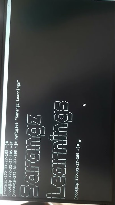 Using Pyfiglet Part 3 Youtube