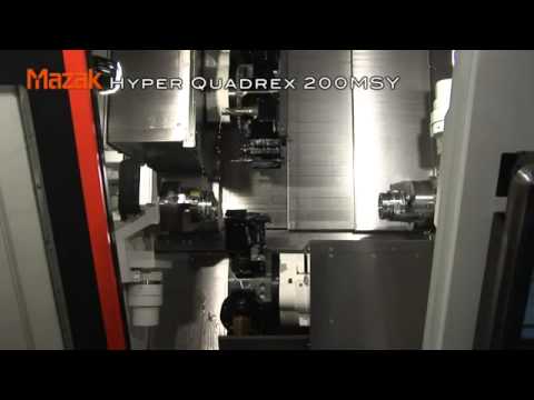 Mazak Hyper Quadrex 200MSY - YouTube